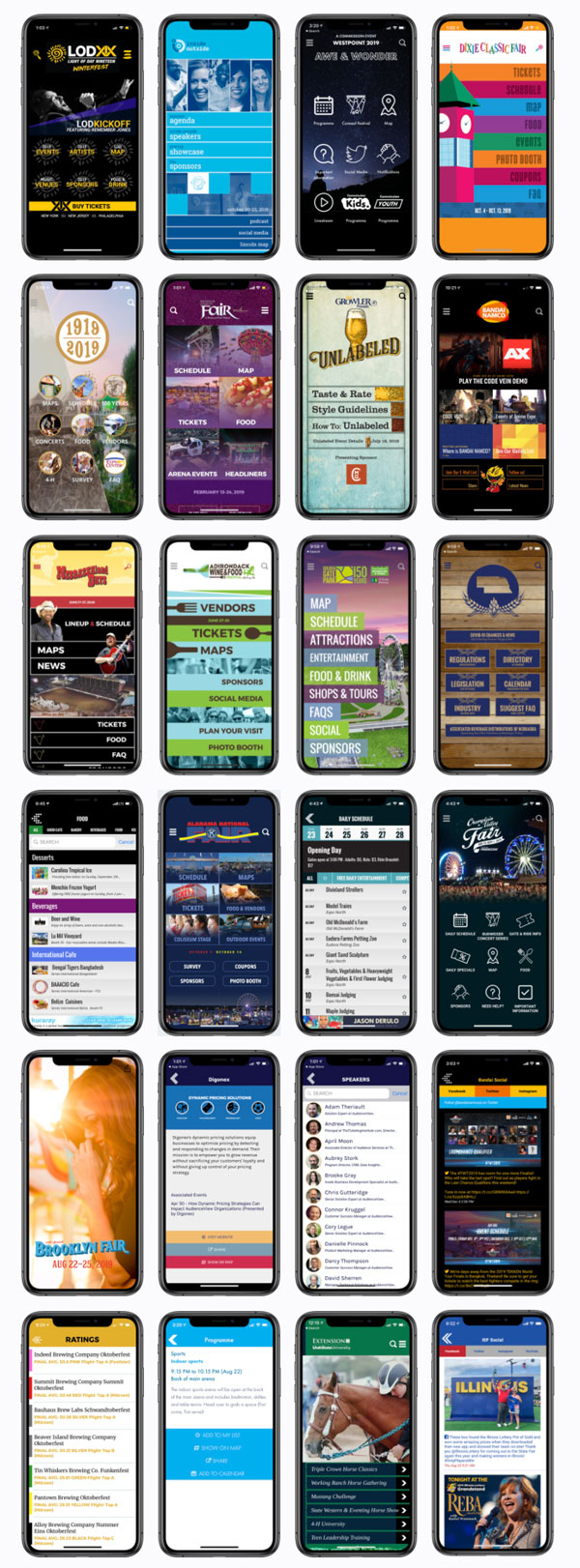Fair & Festival Apps by Grandstand - Create Native Mobile Event Guide ...